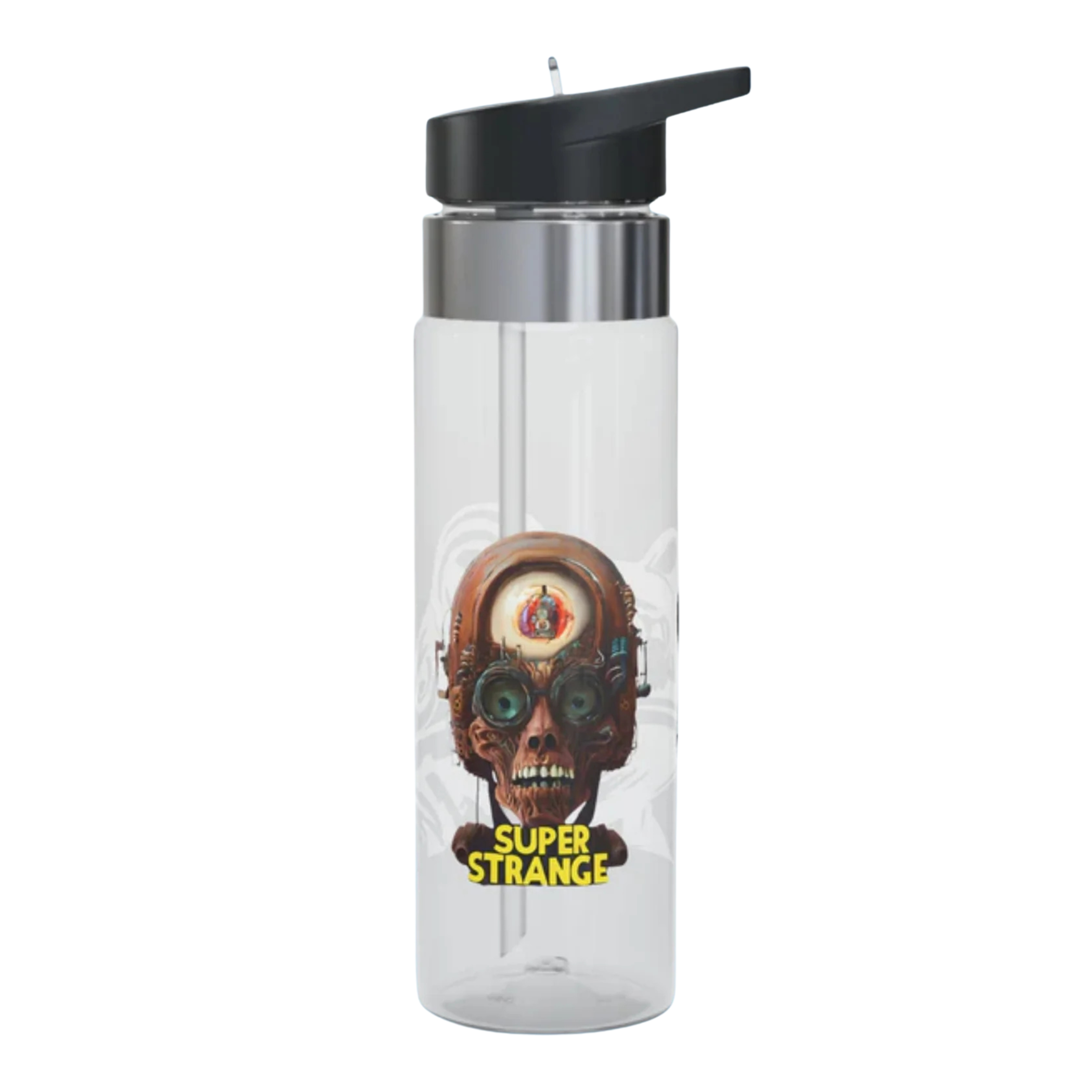 Super Strange 20oz Water Bottle | Crystal Clear | Mystical – Paddle Frogs